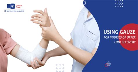 5 steps to use gauze dressings for upper limb recovery