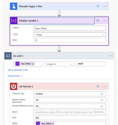 Do Until Loop With Offset Increment Not Working As Power Platform