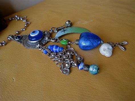 Midnight Potion Boho Magical Vintage Assemblage Evil Eye Etsy
