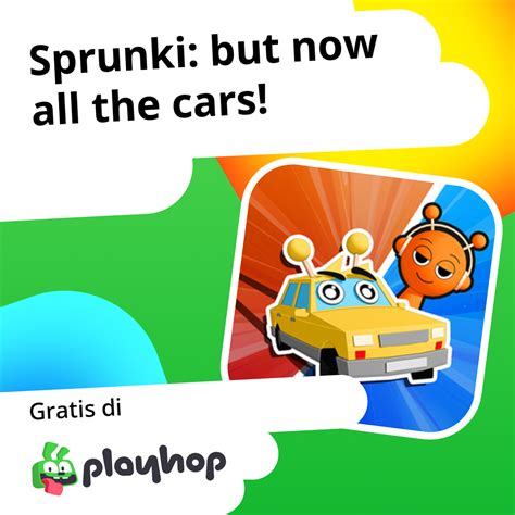 Sprunki But Now All The Cars Main Gratis Online Di Playhop