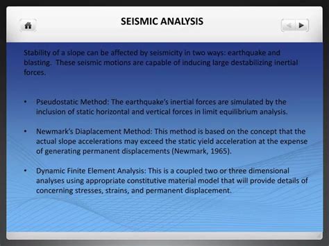 PPT SEISMIC ANALYSIS PowerPoint Presentation Free Download ID 2640751