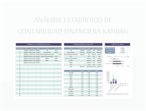 Plantilla De Excel Análisis Estadístico De Contabilidad Financiera