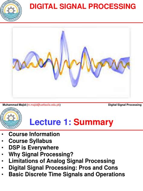 Dsp Lecture 2 Pdf Pdf Systems Science Applied Mathematics