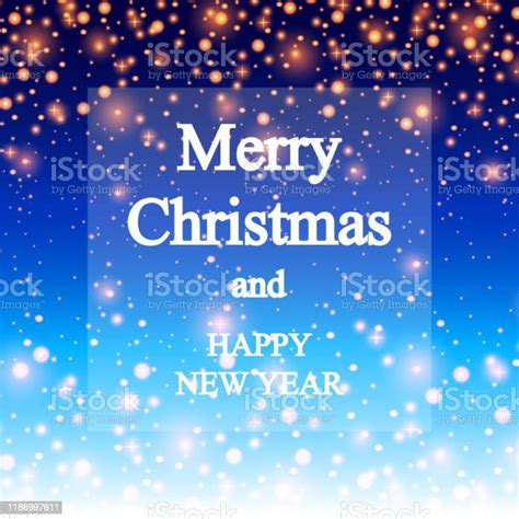 눈송이와 매직 겨울 반짝이 배경입니다 밝은 파란색 흐린 배경에 흰색 눈송이 배너용 템플릿 검은색에 대한 스톡 벡터 아트 및 기타 이미지 Istock