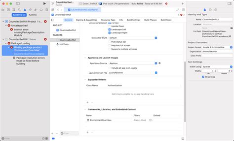 Project Does Not Build In Xcode 132 Internal Error Missingpackagedescriptionmodule · Issue