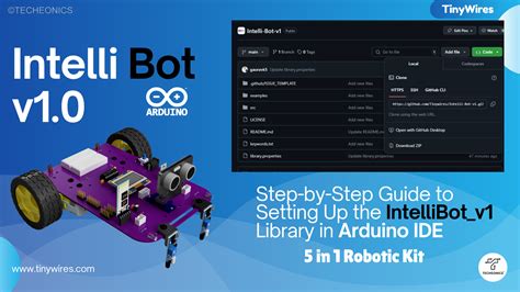 Guide To Setting Up The IntelliBot V Library In Arduino IDE Techeonics