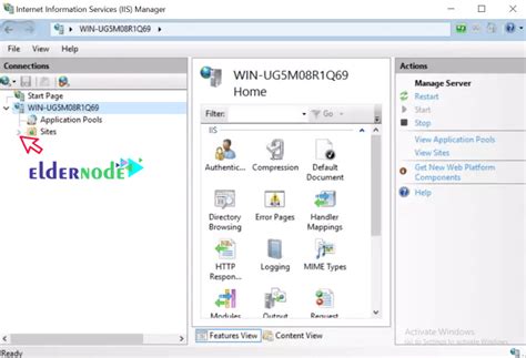 How To Configure Default Site In IIS Server Eldernode Blog