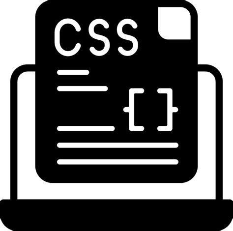 Css File Solid Element Style 57748324 Vector Art At Vecteezy