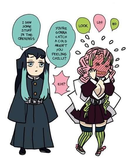 Muichiro And Mitsuri Coloring Dibujos Bonitos Personajes De Anime Canciones Divertidas