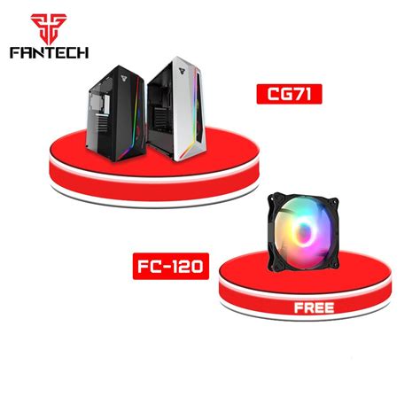 Fantech Bundle Case Pulse Cg71 Rgb Middle Tower Case Supports Atx Mini Itx Micro Atx