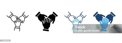 팀워크 얼라이언스 파트너십은 실루엣과 라인 아이콘을 함께 도와줍니다 공동 작업 그룹 팀 작업 픽토그램 회사 참여 아이콘입니다