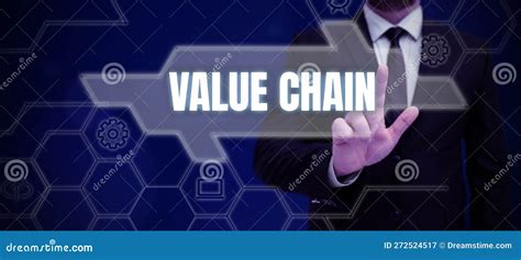 Conceptual Caption Value Chain Business Overview Business Manufacturing Process Industry
