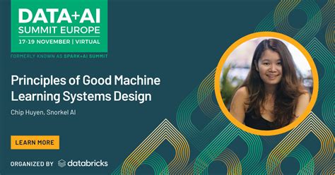 Principles Of Good Machine Learning Systems Design Databricks