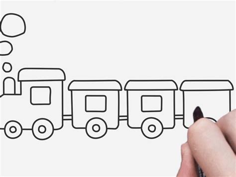 小火车简笔画图片 小火车简笔画图片大全 画趣文库（我爱生活）