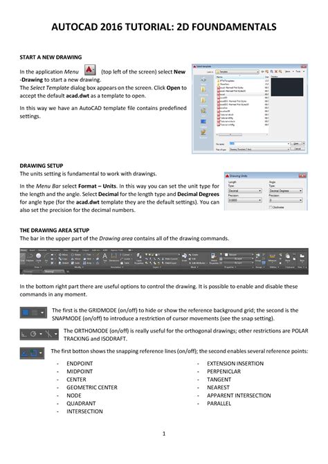 Autocad 2016 Tutorial V2 Autocad 2016 Tutorial 2d Foundamentals Start A New Drawing In The
