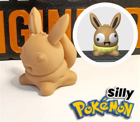 Silly Pokémon Eevee By Valeria Momo And Mattia Download Free Stl