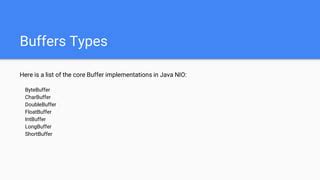 Java Nio New Io Ppt