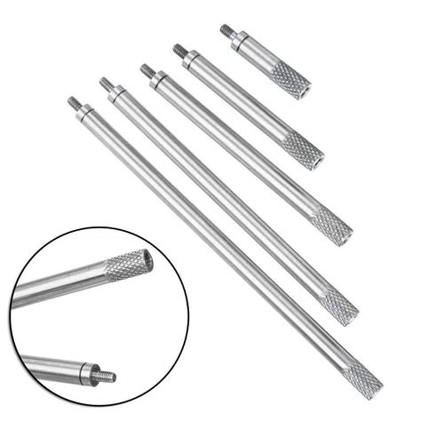 5pcsset Dial Digital Indicator Extension Stem Rod M25 20 40 60 80