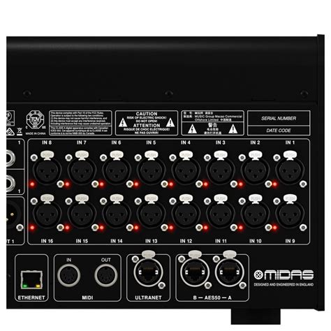 Midas M R Digital Console Ex Demo Incl Warranty CUE Sale
