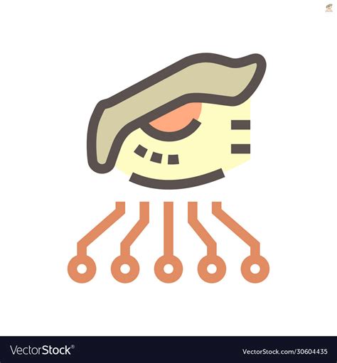 Computer Chip Processor Or Microchip Technology Vector Image