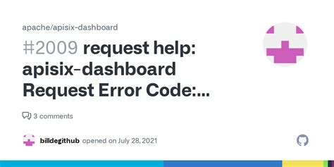 Request Help Apisix Dashboard Request Error Code 2000001 The Manager