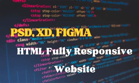 Convert Psd Xd Figma Design Into Html Full Fledge Websites By Propor