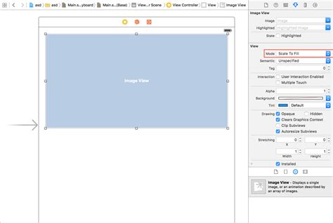 Ios Why Does My Image Stretch When I Run My App Stack Overflow