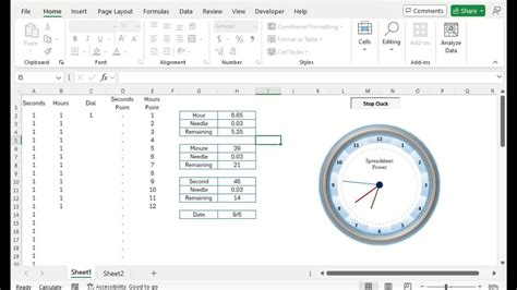 Learn Microsoft Excel On Linkedin Learn How To Make Analog Clock In
