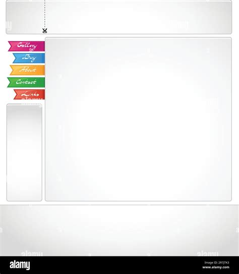 vector simple web page layout stock vector image and art alamy