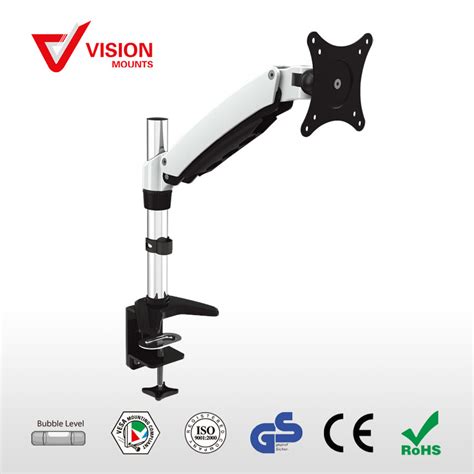 V Mounts Aluminum Flexible Lcd Monitor Mount Bracket Arm Stand Aluminum Ball Mount And Lcd