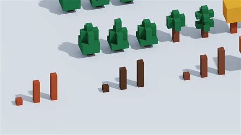 Voxel Tiny Autumn Forest By Vox Fox