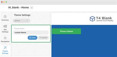 Theme Settings Joomlart