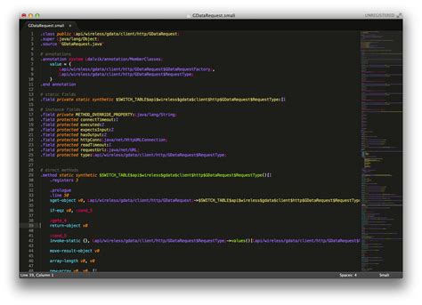 Github Quinnwiltonsublime Smali A Syntax Highlighter For The Dalvik Bytecode Language Smali
