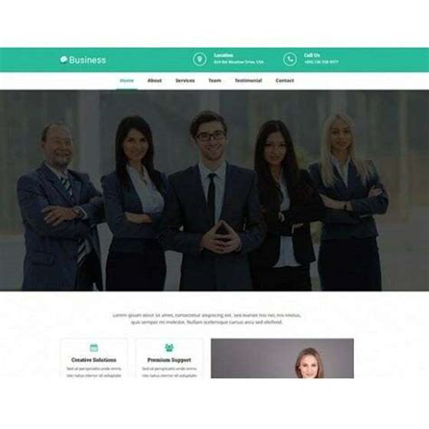 Business HTML Template Free World Digital