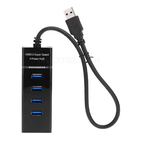 Ports Usb Hub Usb Gbps M Black Redtech Computers
