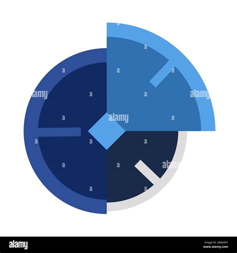 Blue And Grey Diagram Brochure Element Design Stock Vector Image And Art Alamy