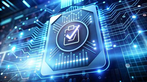 Ai Algorithm Icon And Quality Assurance Report Symbolizing Aigenerated