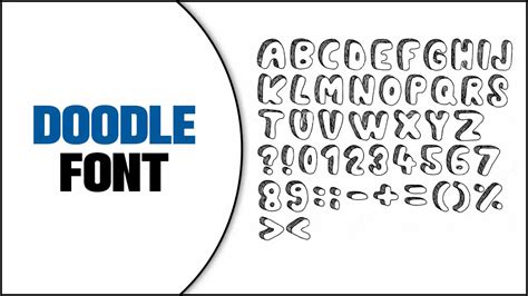 Doodle Font 5 Easy Steps