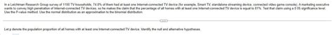 solved use the p value method use the normal distribution