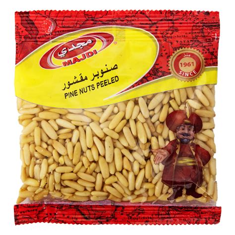 Majdi Peeled Pine Nuts 95 G Online At Best Price Lulu Uae