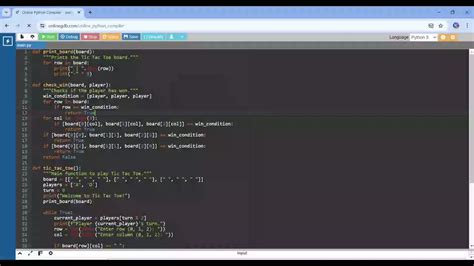 Pamujula Kavya Sre On Linkedin Task2 Tictactoe Python
