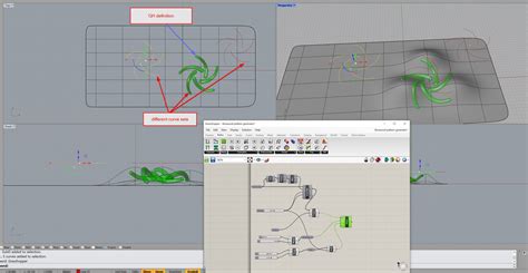 Multiple Curve Instances With One Gh Definition Grasshopper Mcneel
