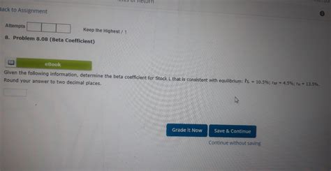 Solved Given The Following Information Determine The Beta Chegg Com