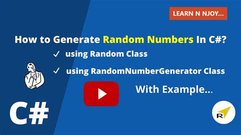 How To Generate Random Numbers In C Learn N Njoy Youtube