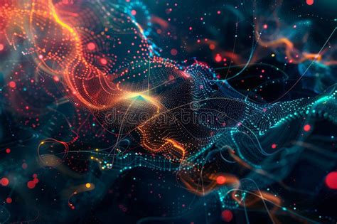 A Colorful Abstract Depiction Of A Neural Network Showcasing The Interconnected Nodes And Lines