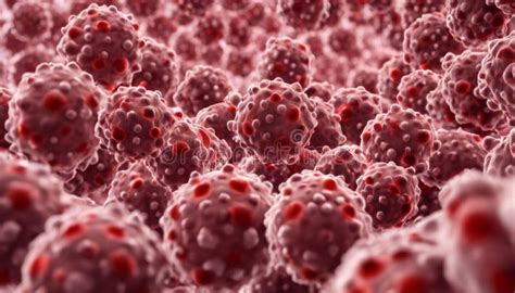 Microscopic View Of A Dense Cluster Of Cells Stock Illustration Illustration Of Health
