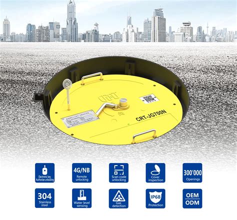 IoT Nb Anti Aging Smart Key Mechanical Bluetooth Function Manhole Cover Smart Manhole Cover