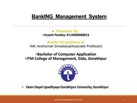 Bank Management System Pptpptx