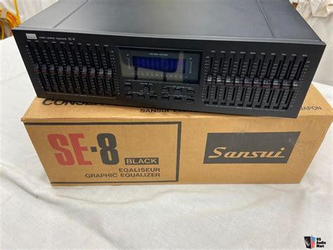 Sansui Se 8 Graphic Equalizer Wspectrum Analyzer Free Shipping For