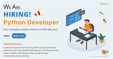 We Are Hiring Experienced Python Developer Join Our Team